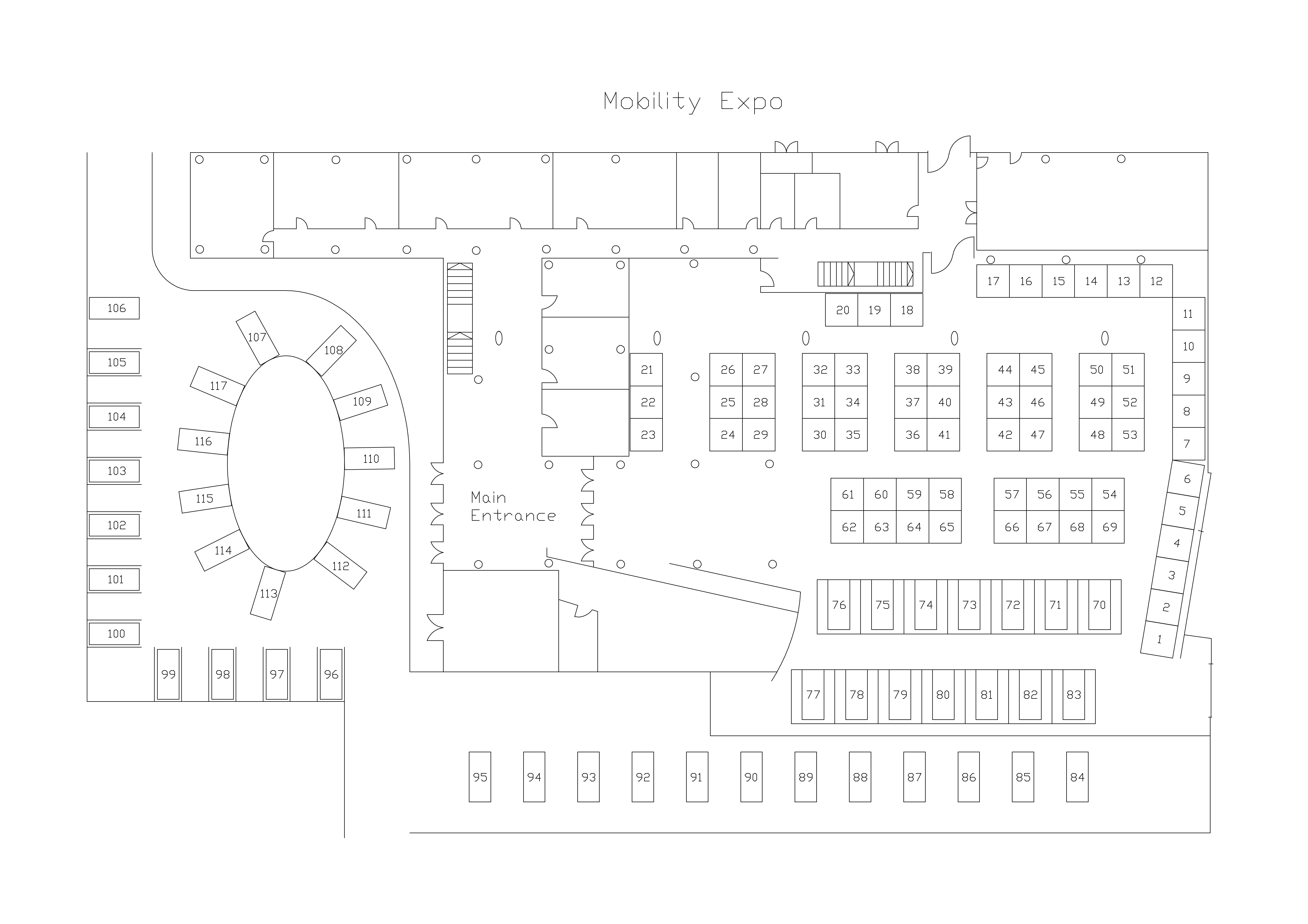 Fairground map | Mobility Expo Timisoara